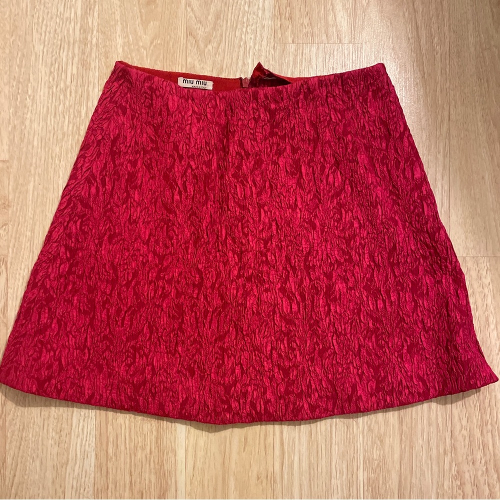 90s Miu Miu Mini Skirt! - Gem